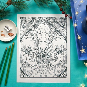 Printable Nature Coloring Pages for Charity | Set of 3 | All Proceeds ...