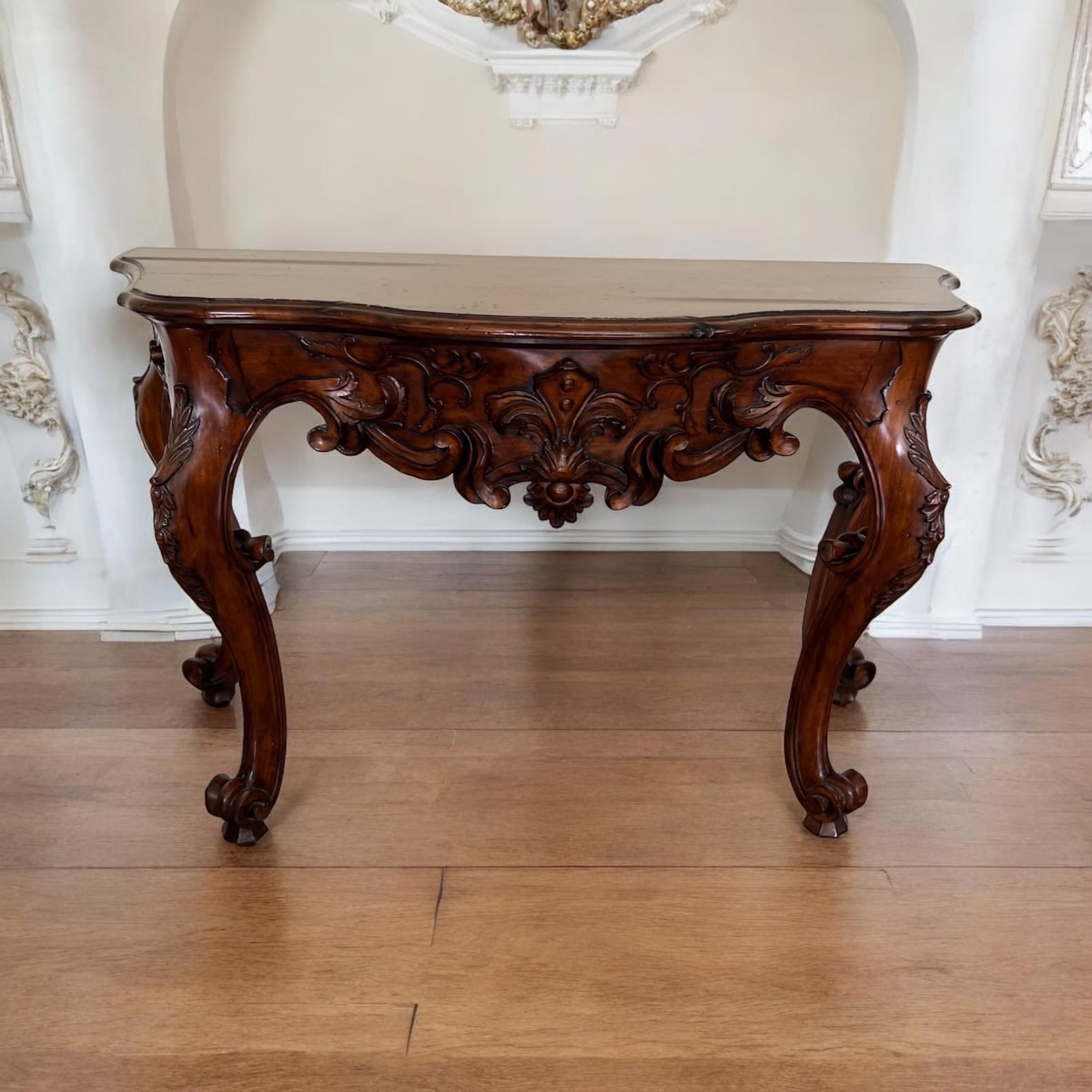 Traditional Ralph Lauren French Carved WOOD Console Credenza Table - Etsy
