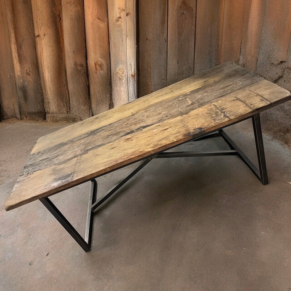 Timothy Oulton Designer Reclaimed Wood Rustic Modern Farmhouse Axel ...