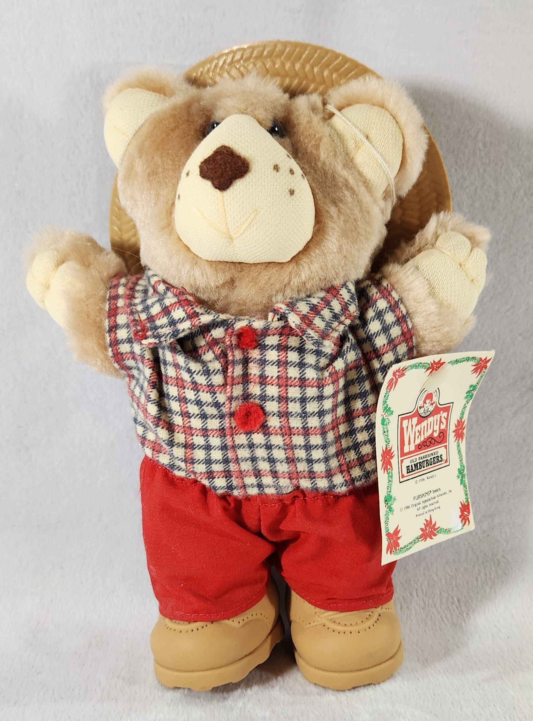 Wendys Furskins Bears 1986 boone Furskin Plush - Etsy