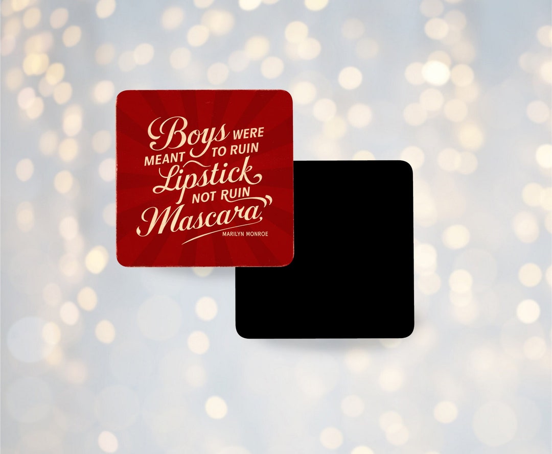 Marilyn Monroe Boys Were Meant to Ruin Lipstick Not Ruin Mascara ...