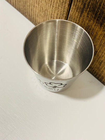 Stainless Steel Custom Single Shot Glass Custom Shot Glass - Etsy