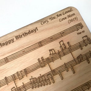 Custom Wood Sheet Music - Custom Wood Sheet Music - Wood Sheet Music ...