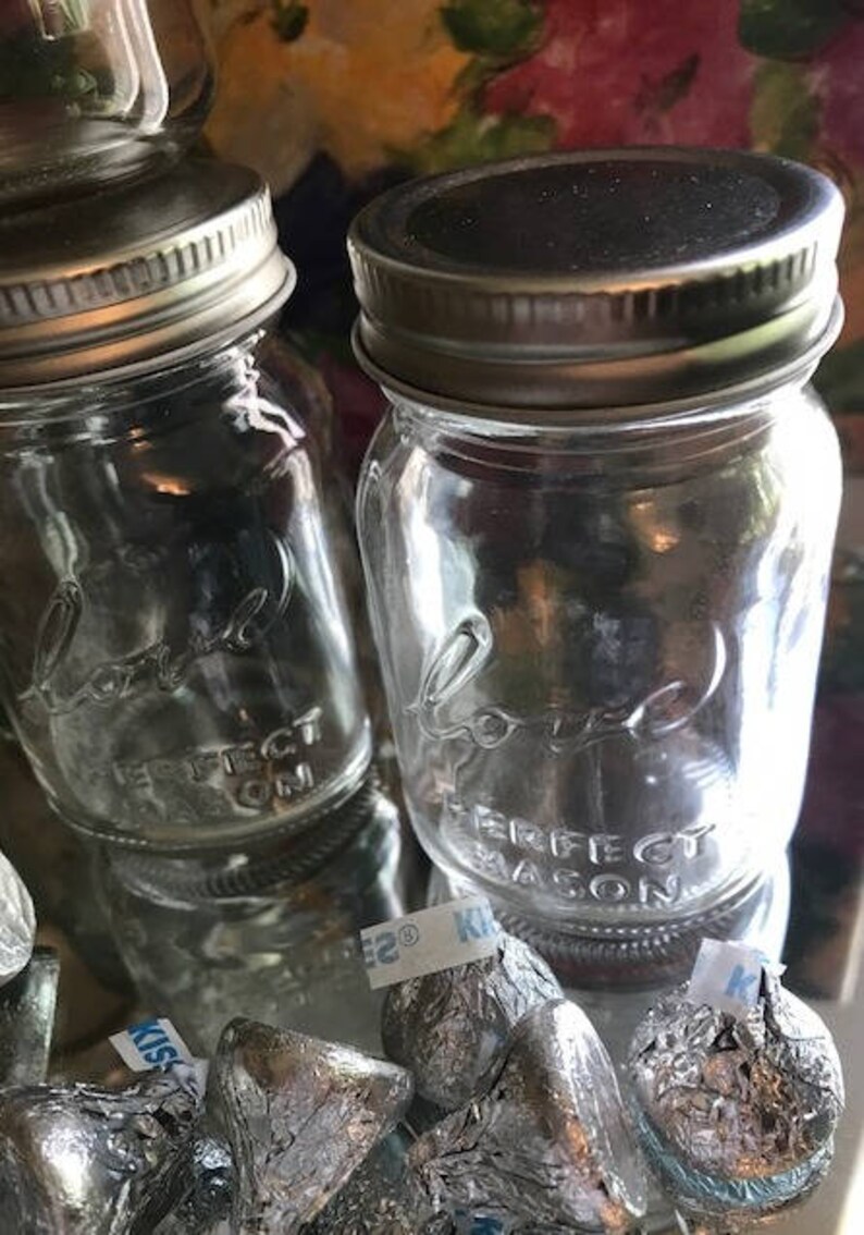 Small Mini Mason Jar With Lid Wedding Gift Favor Package of 6 | Etsy
