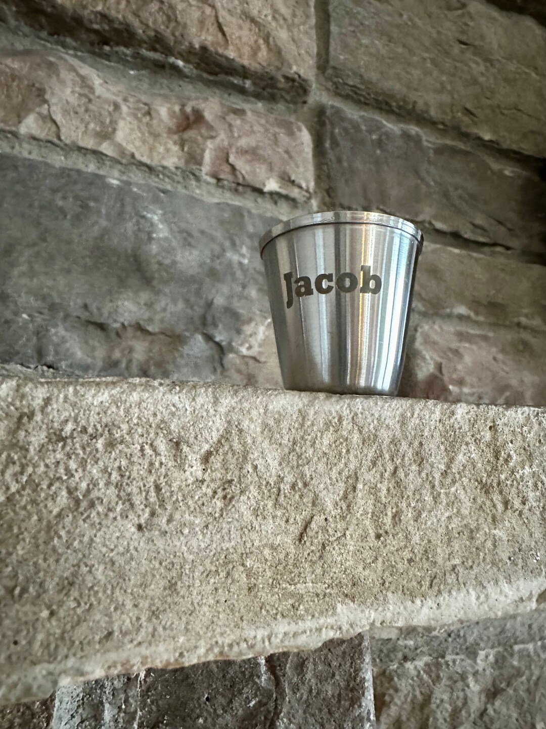 Stainless Steel Custom Single Shot Glass - Custom Shot Glass - 1oz ...