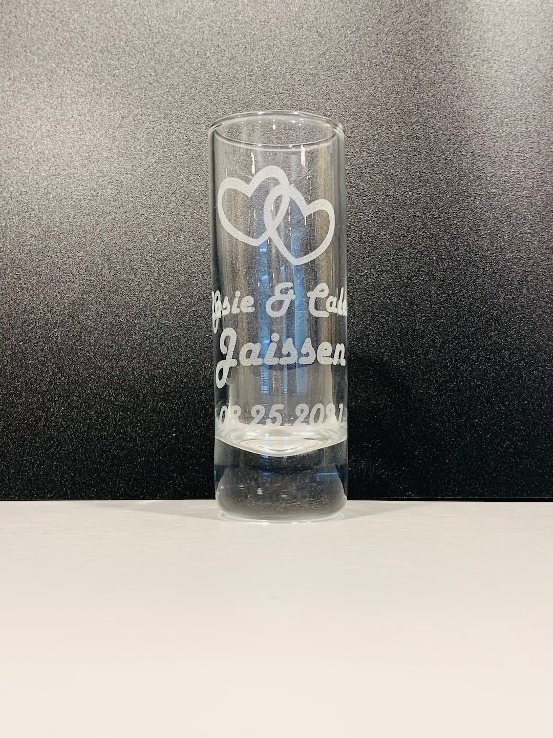 Personalized Oversize Double Shot Glass - Custom Tall Shot Glass - 2 ...