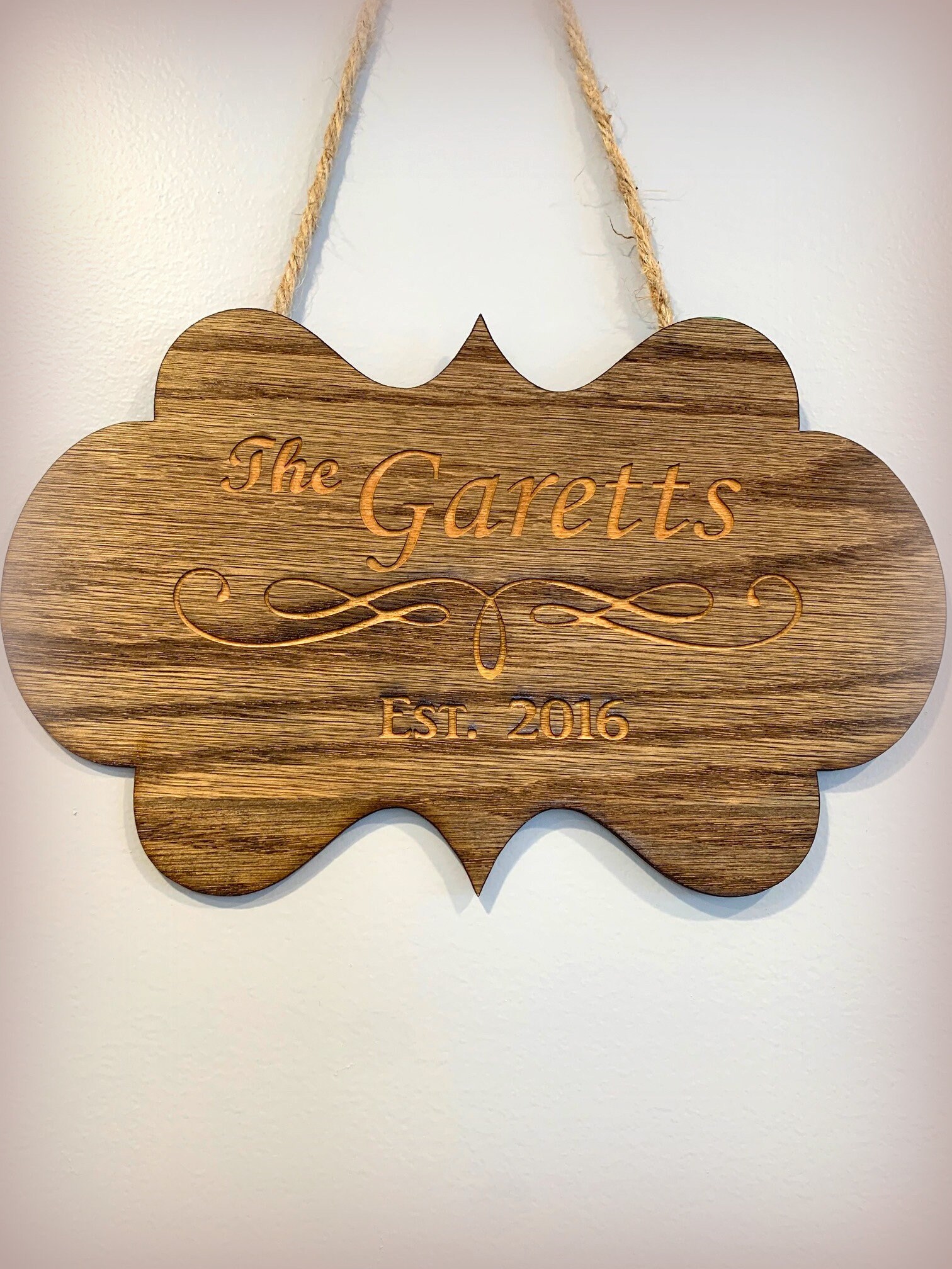 Custom Dark Wood Rustic Sign Personalized Wood Sign | Etsy