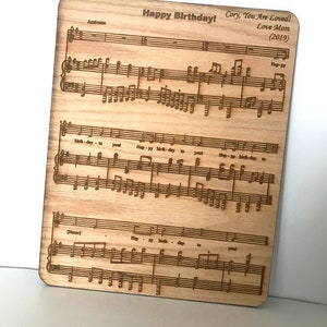 Custom Wood Sheet Music - Custom Wood Sheet Music - Wood Sheet Music ...