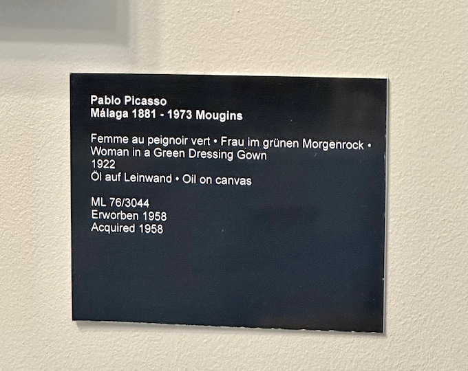Custom Museum Art Gallery Sign: Black & White Acrylic Plaque - Etsy