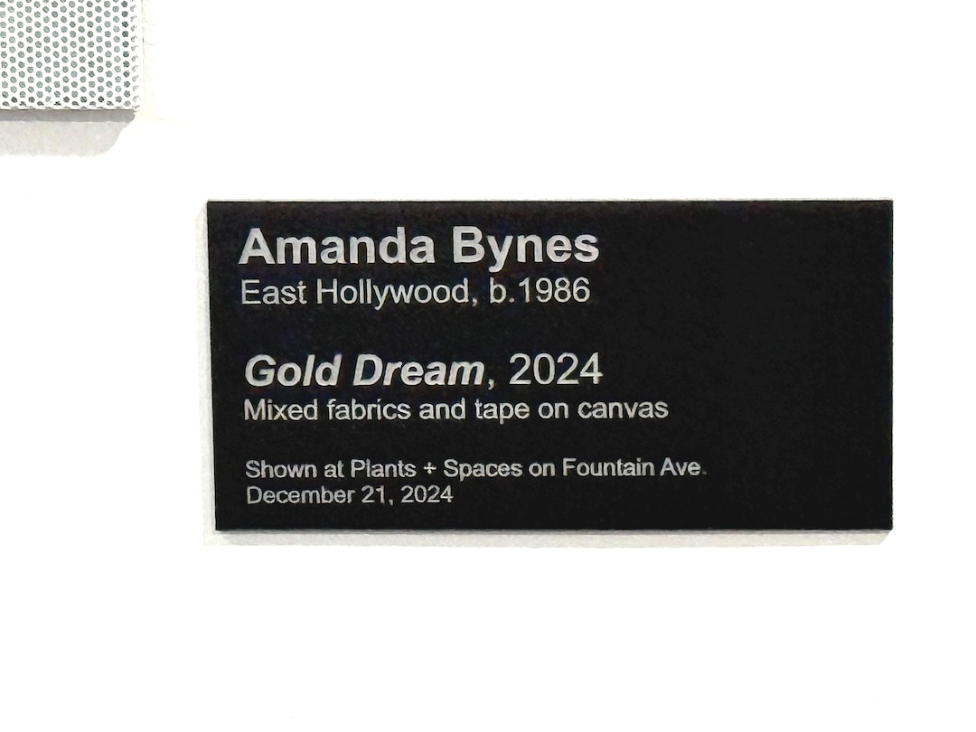 Art Museum Gallery Description Wall Sign - Custom Art Gallery Sign ...