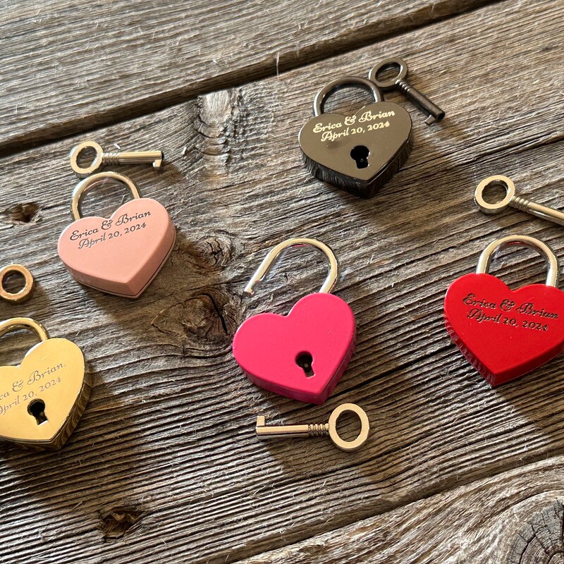 Heart Shaped Lock - Etsy