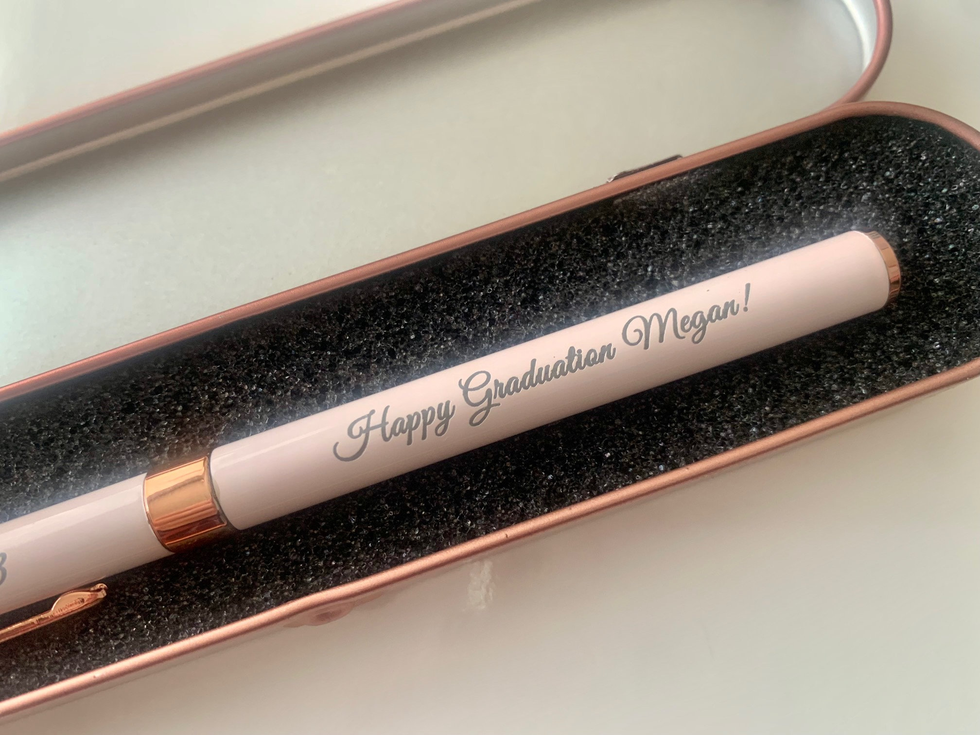 Custom Rose Gold Graduation Pen Set Personalized Graduation - Etsy Canada