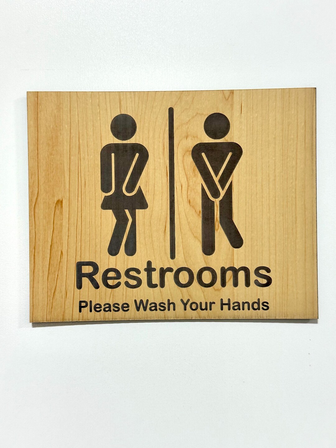 Custom Laser Engraved Wall Signage Custom 2 Color Acrylic Sign ...