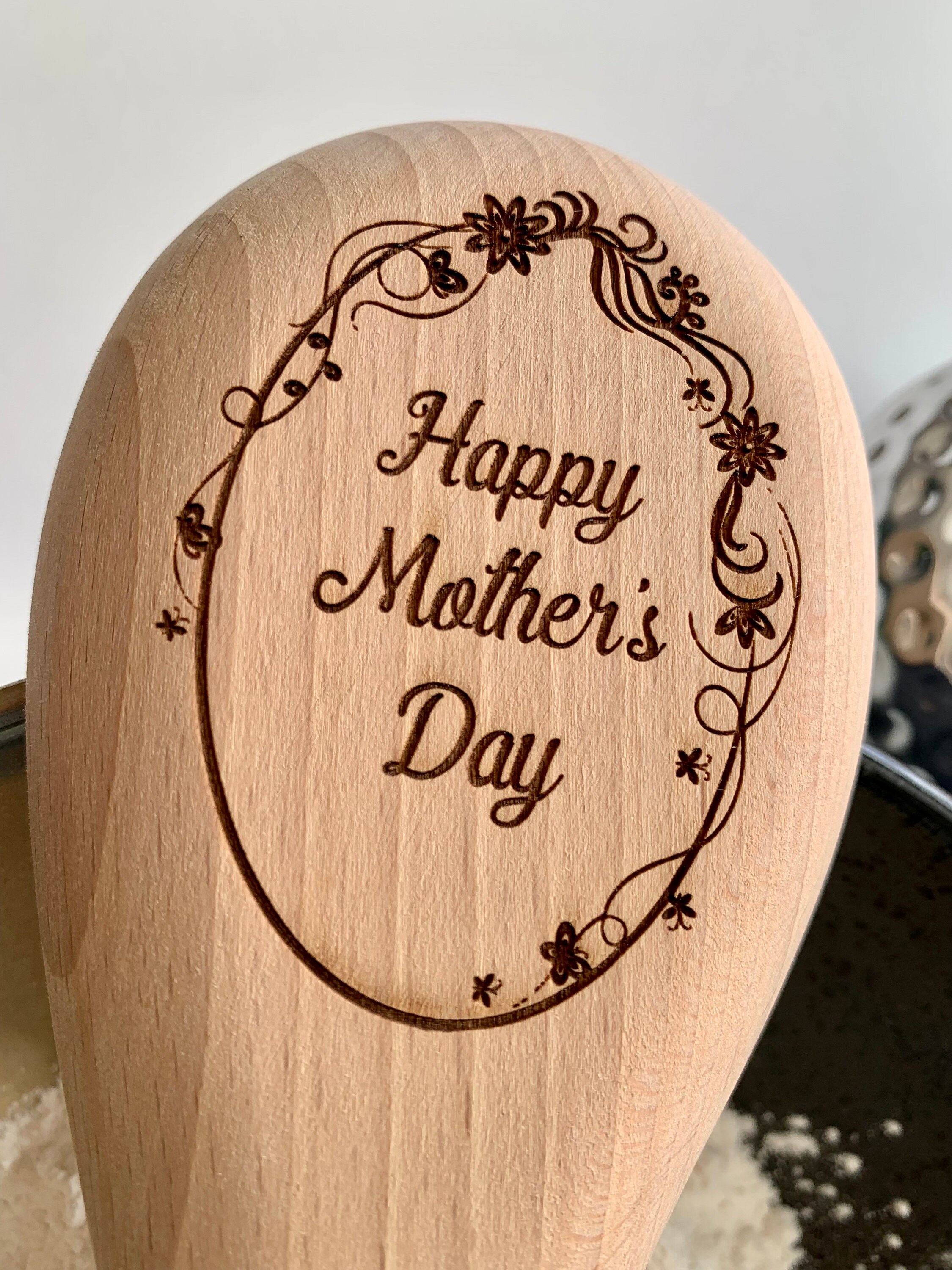 Custom Wooden Serving Spoon Custom Large Wood Spoon Custom - Etsy