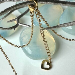 Custom Gold Heart Mirrored Polished Pendant Necklace - Personalized ...