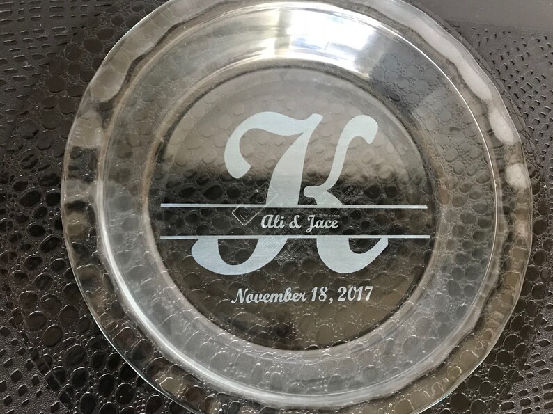 Custom Pie Plate Engraved Pie Plate Etched Pie Plate - Etsy