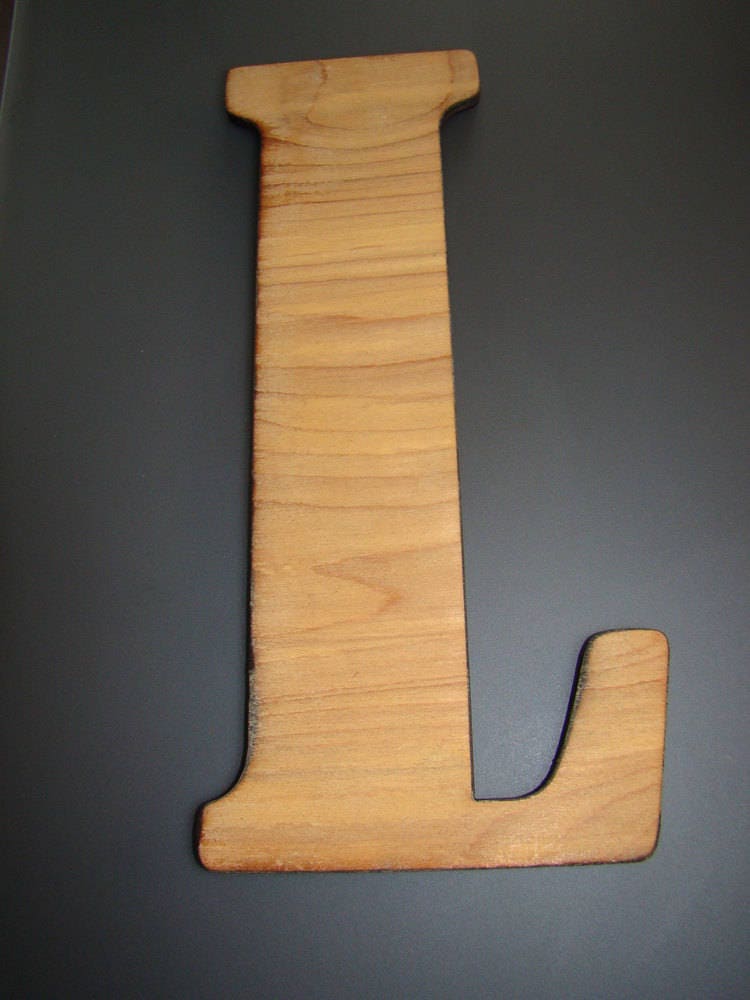 20 Inch Custom Light Oak Wood Letter: Wall Art Decor - Etsy