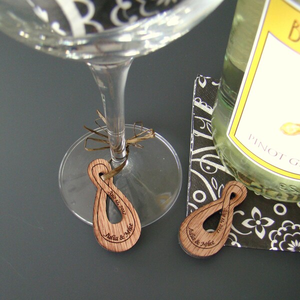 Rustic Wine Charms - Etsy