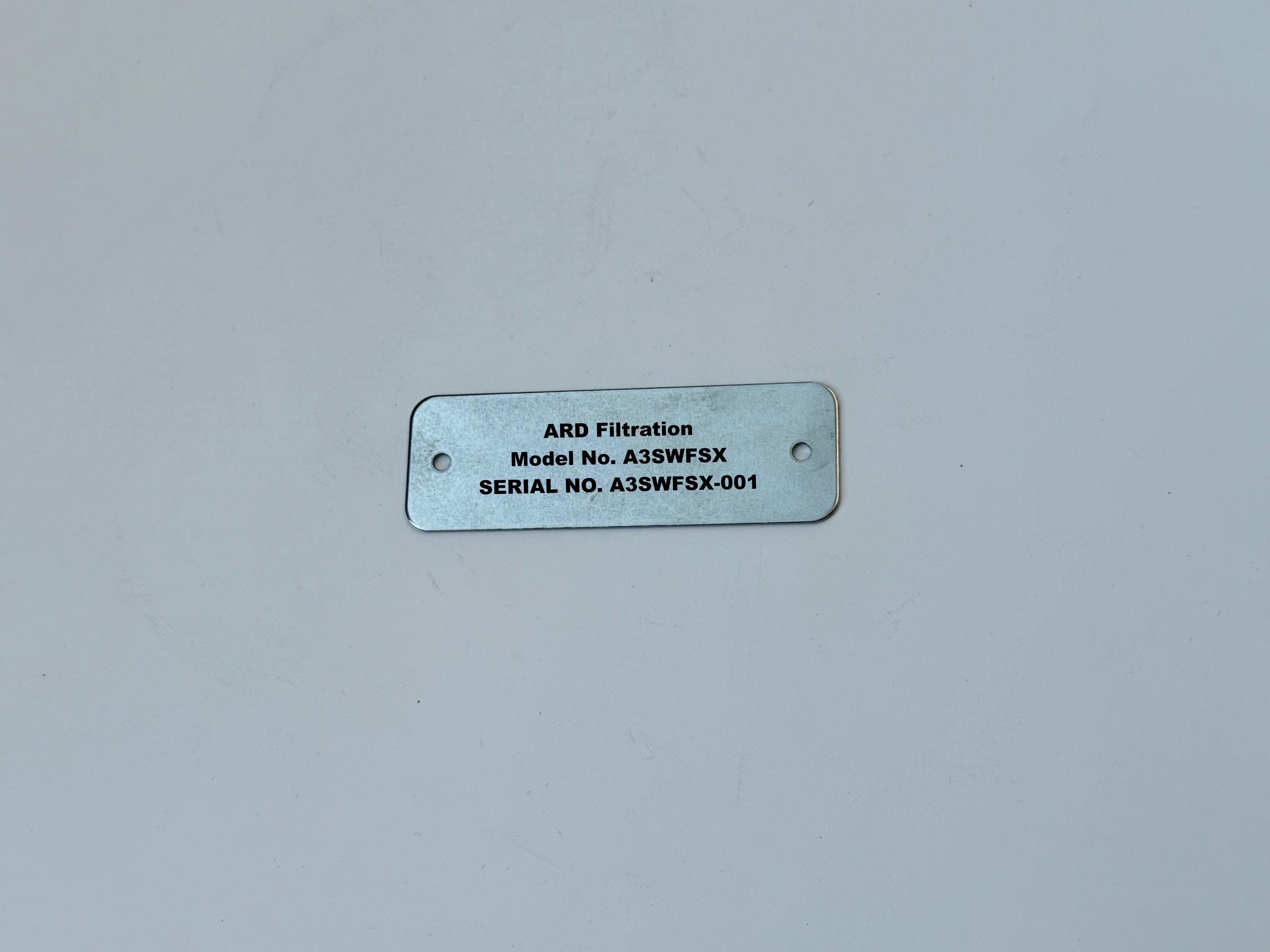 Metal Identification Plates Custom Laser Fused Stainless Steel Tags ...