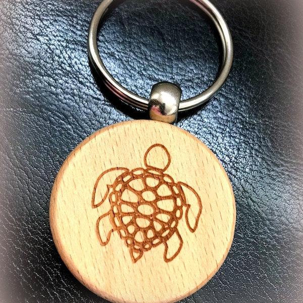 Wood Keychain - Etsy
