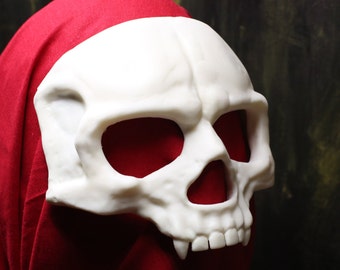 Human Skull Mask Full Face With Realistic Teeth and Bone Shape - Etsy
