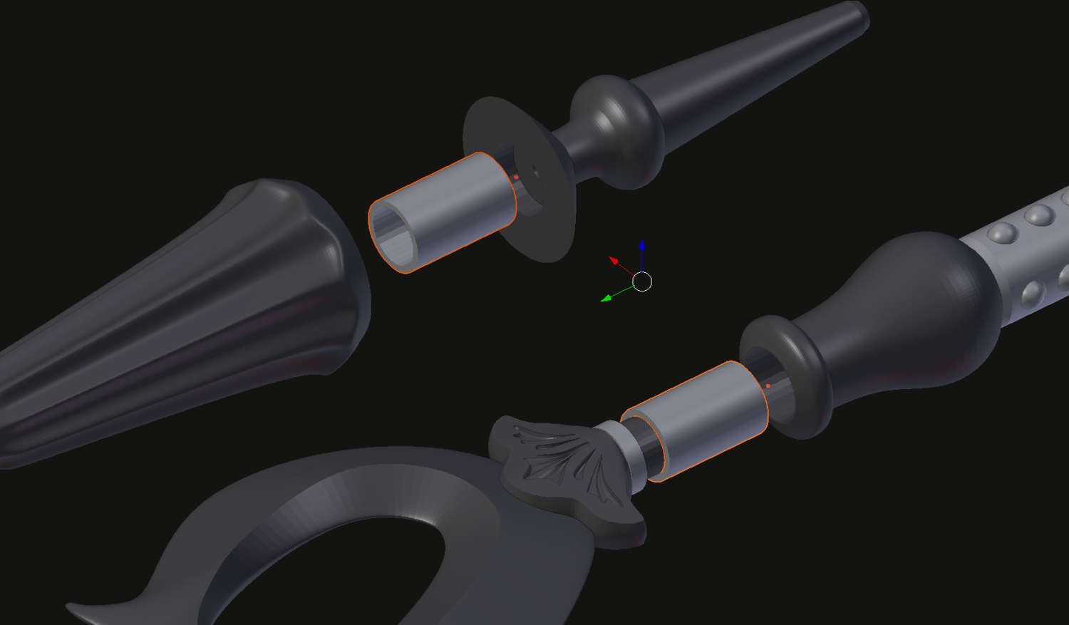 The Silence Glaive (STL Files for 3d Printing) - Etsy