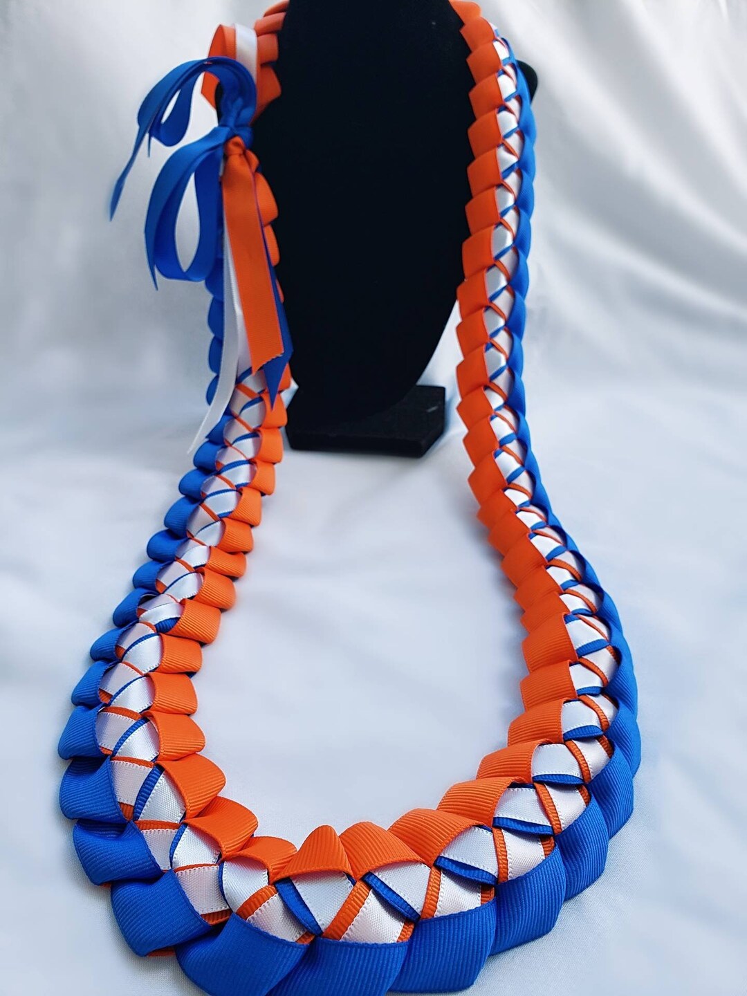 CUSTOM 3-D Gorgeous Graduation Ribbon Lei | Thick, High-quality Ribbon ...