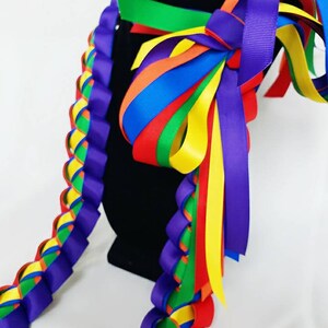 Rainbow PRIDE Ribbon Lei | Thick, High-quality Ribbon - Etsy