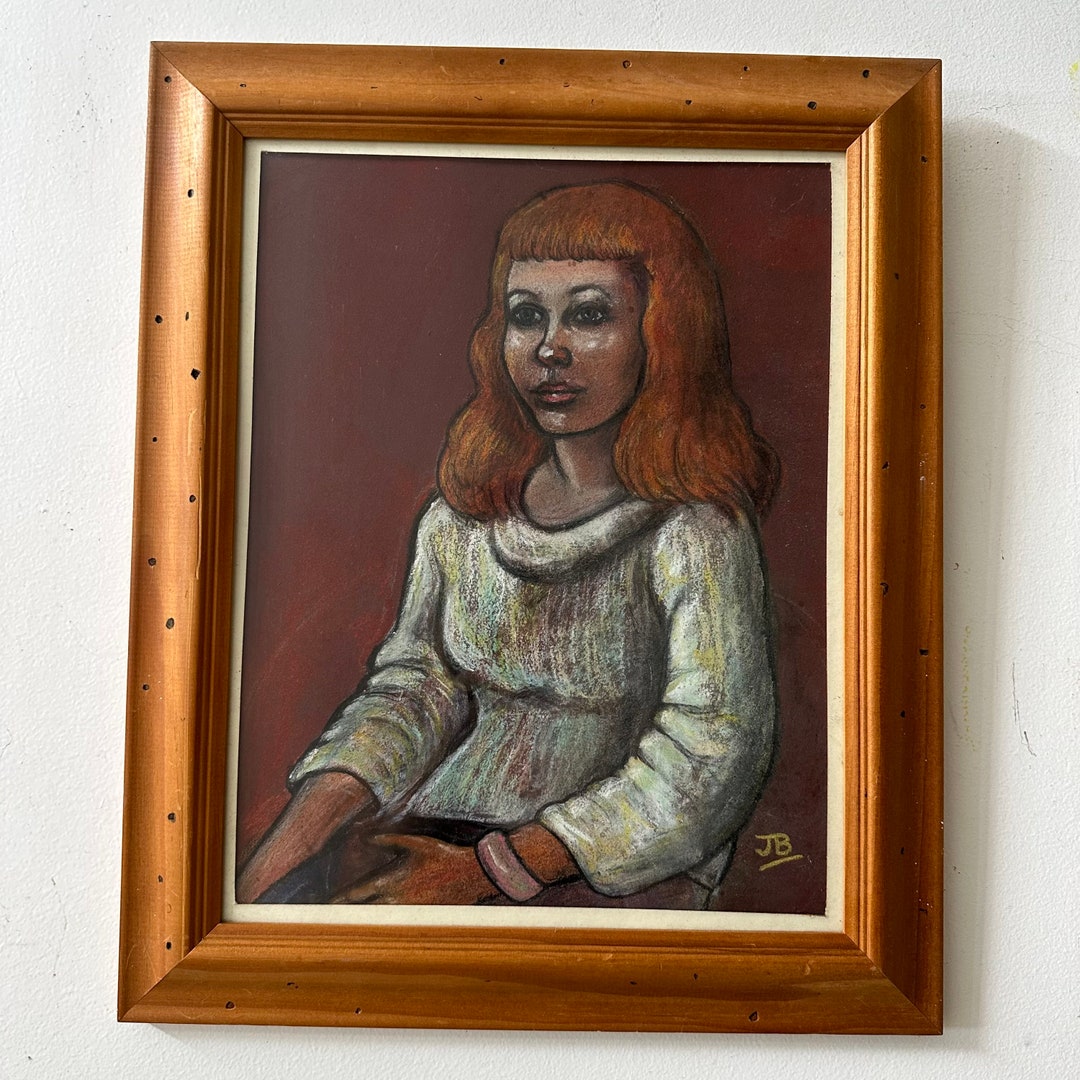 Original Pastel Portrait Girl - Etsy