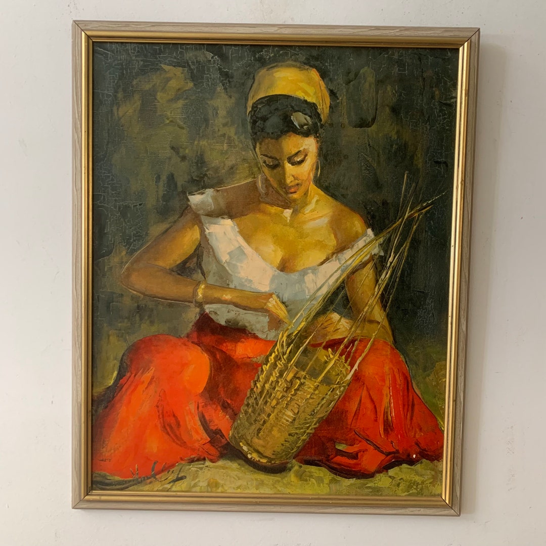 Original Robert Van Cleef Gypsy the Basket Weaver - Etsy