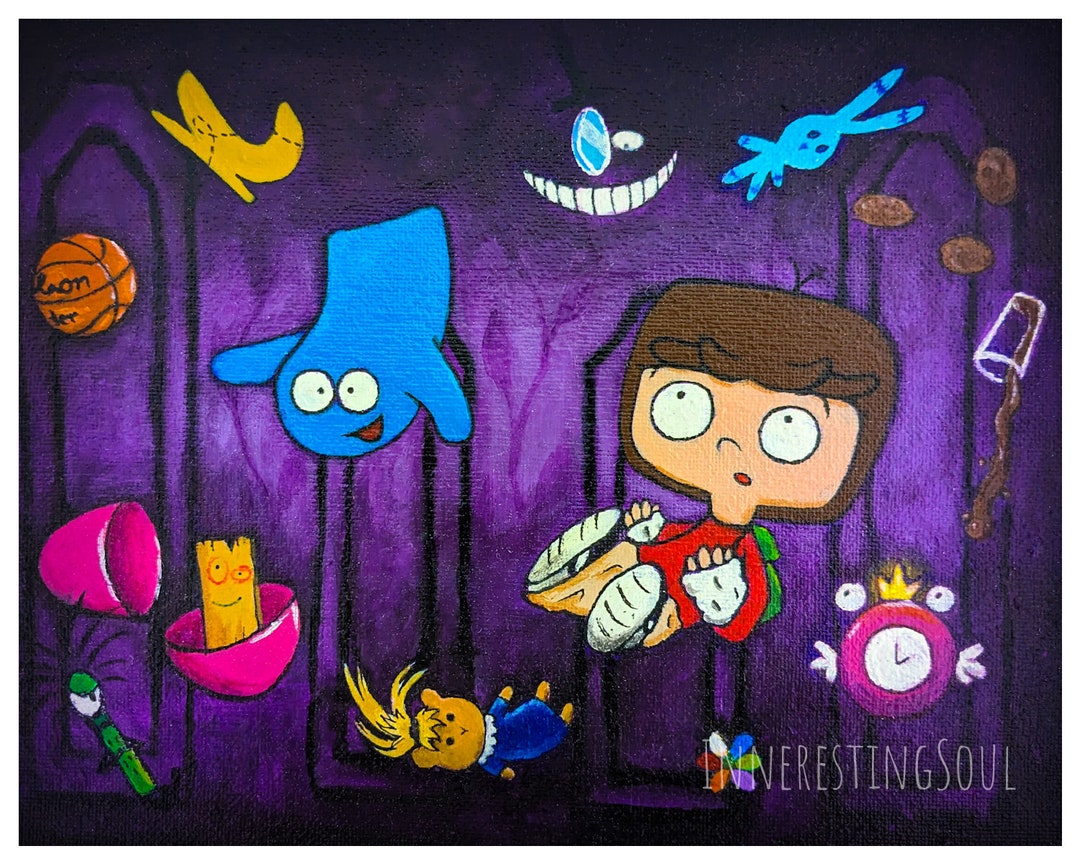 Down the Rabbit Hole - Foster's Home of Imaginary Friends - (print) - Etsy