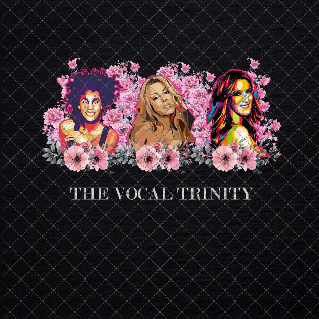 The Vocal Trinity Singer Clipart, PNG Digital Files on a Transparent ...