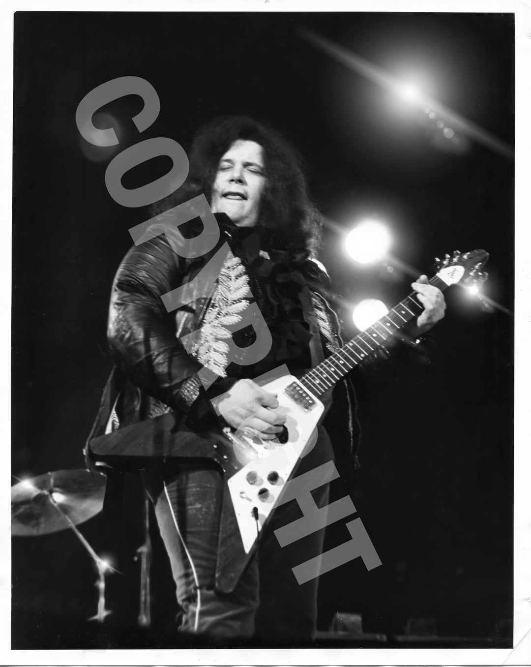Music Legend Leslie West Poster, Unpublished 1974 Photo, Matte Vertical ...