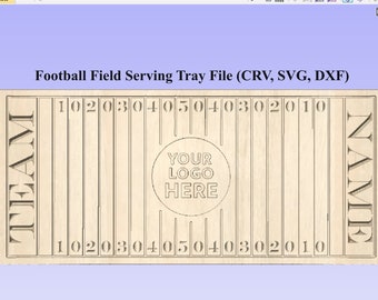 Football Serving Tray Vector File, Football Catch All Tray, SVG File ...