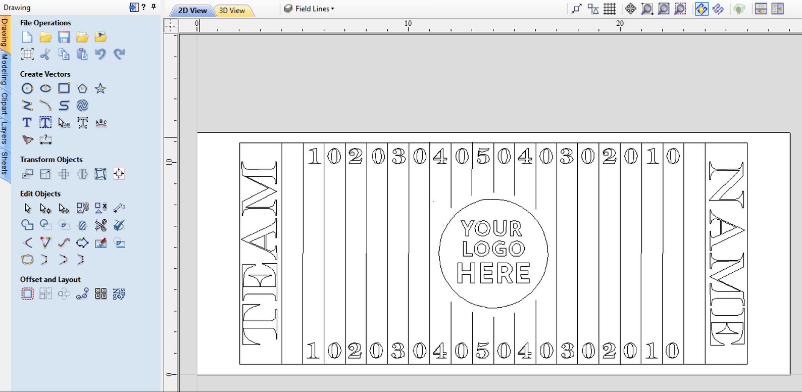 Football Field Serving Tray Vector File, Football Field Serving Board ...