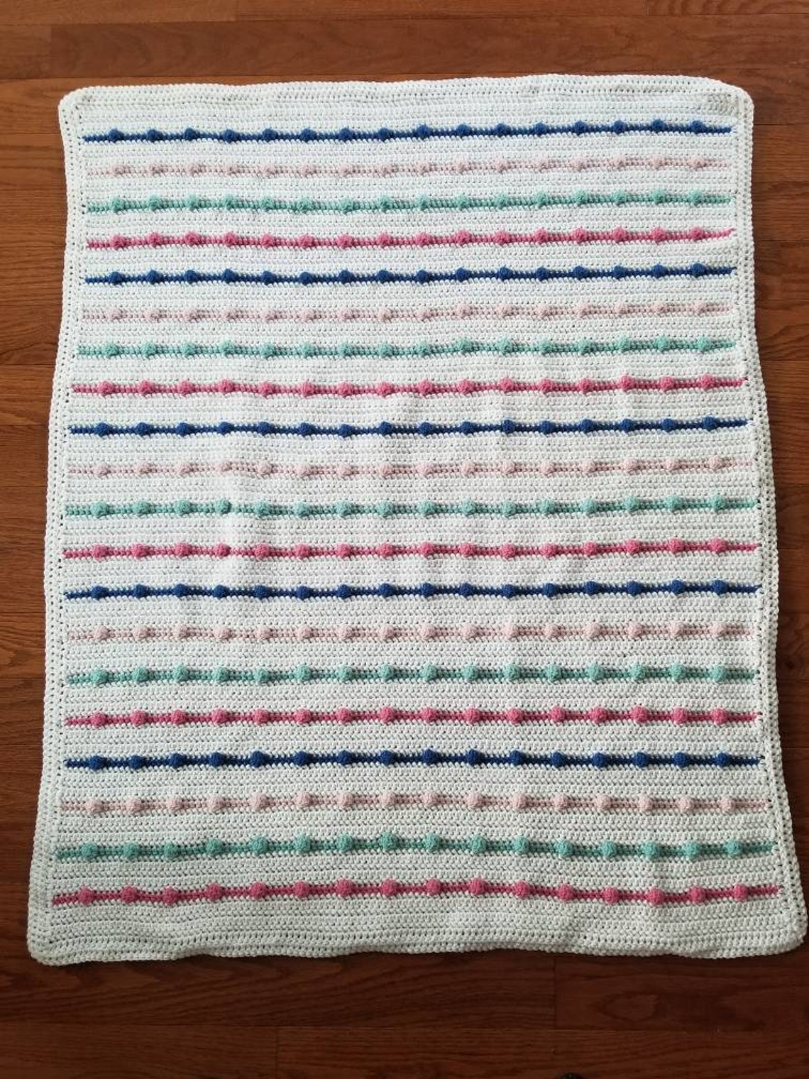 Toddler/kid Bobble Line Blanket - Etsy