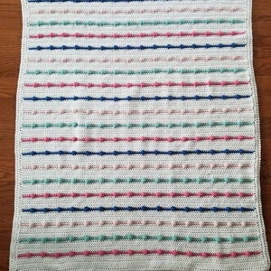 Toddler/kid Bobble Line Blanket - Etsy