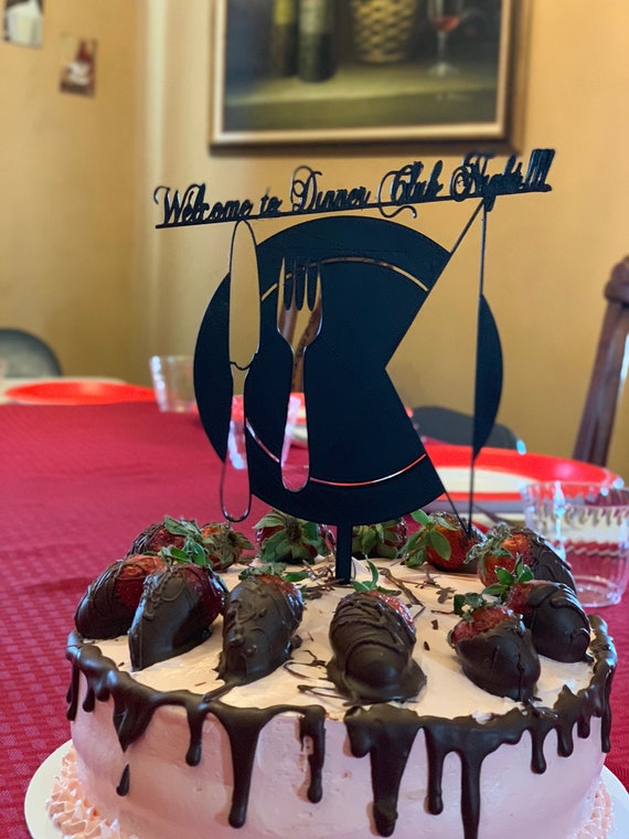 Plastic Cake Topper Personalized for Any Occasion - Etsy