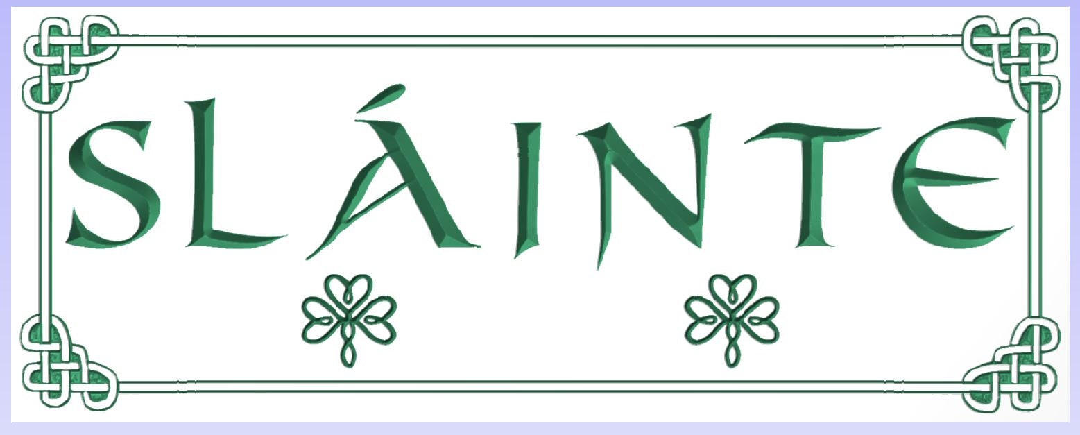 Slainte Sign