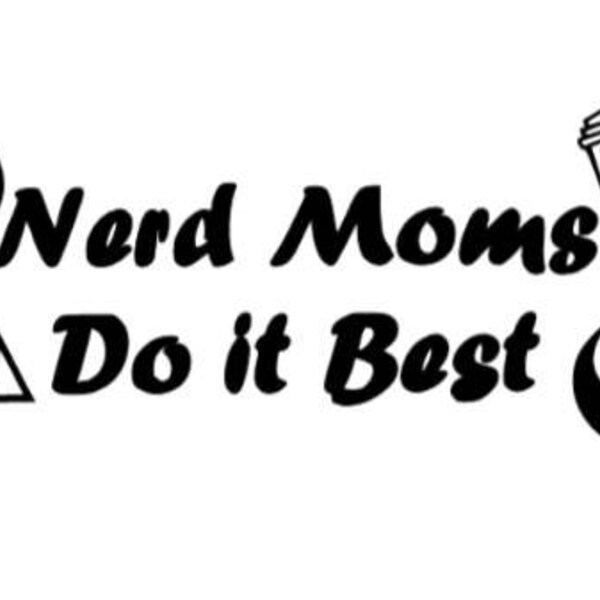 Nerd Car Decal - Etsy