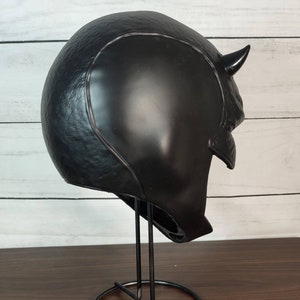 Black Devil Cowl Mask Cosplay Urethane Flexible - Etsy