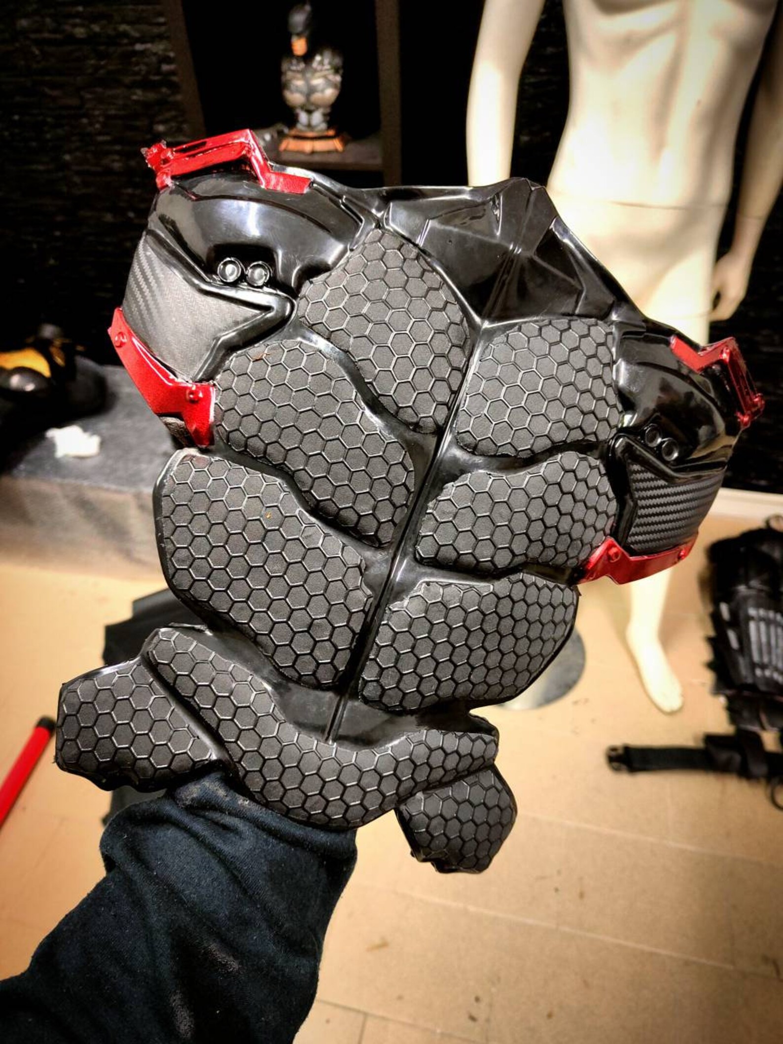 Generic Abs Armor Guard Piece Flexible, With Fabric Texture - Etsy