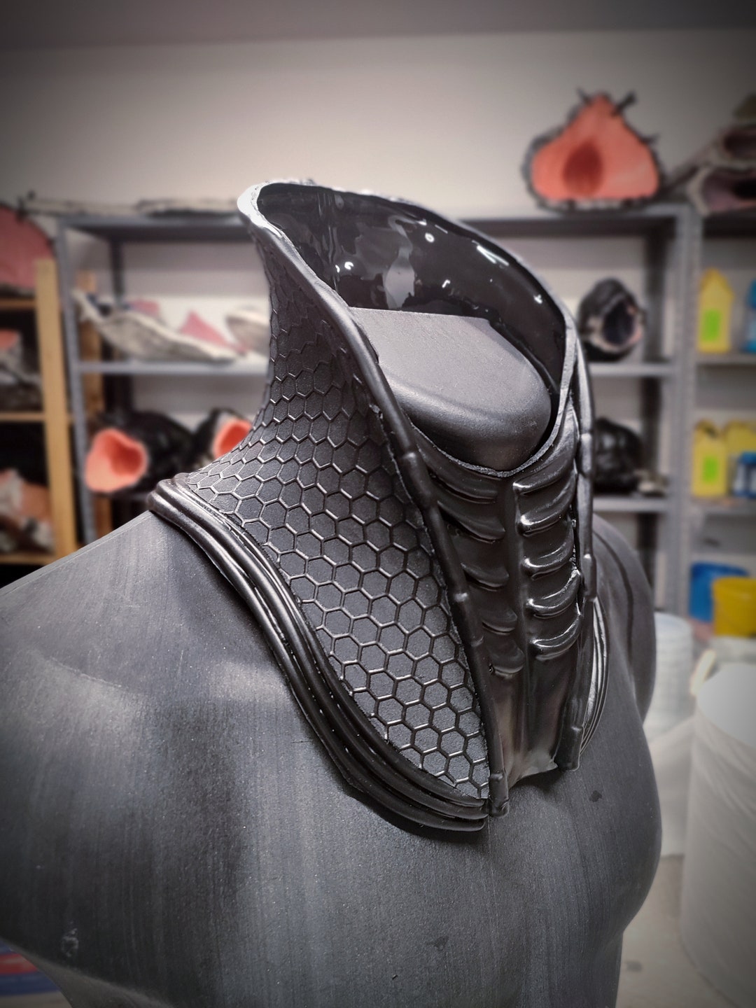 Cosplay Neck Seal Cyber – Armor Collar Piece – Sci-fi or Post ...