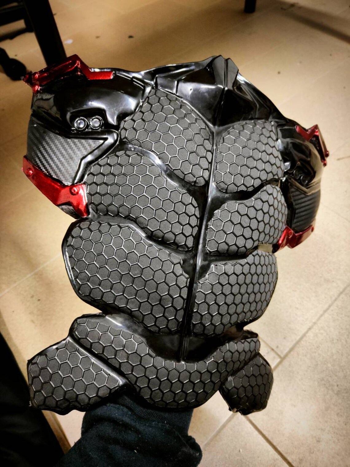 Generic Abs Armor Guard Piece Flexible, With Fabric Texture - Etsy