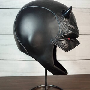 Black Devil Cowl Mask Cosplay Urethane Flexible - Etsy