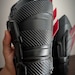 Red Warrior Gauntlet Armor Guard for Cosplay, Made With Urethane ...