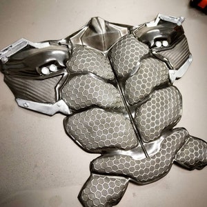 Generic Abs Armor Guard Piece Flexible, With Fabric Texture - Etsy