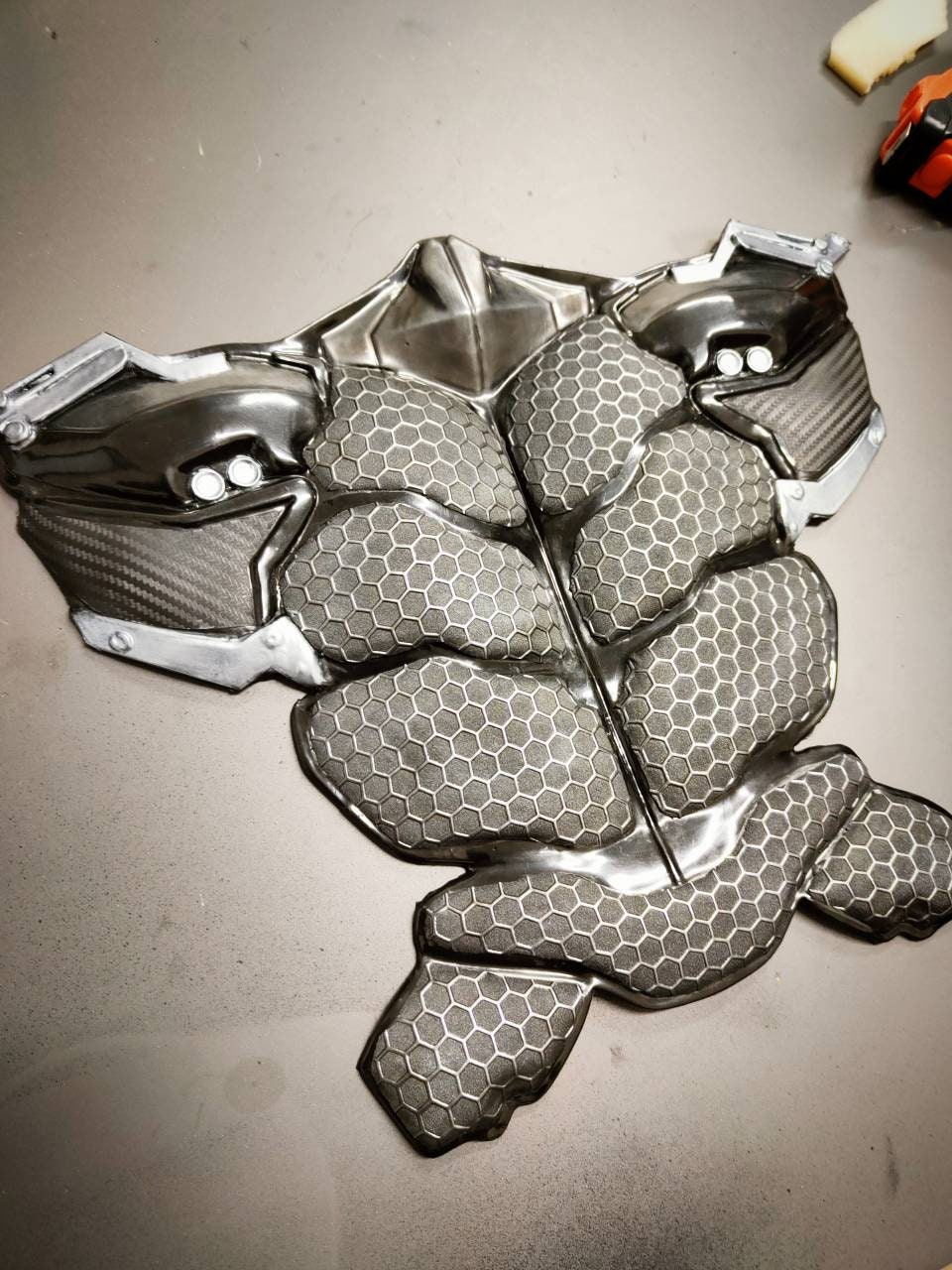 Generic Abs Armor Guard Piece Flexible, With Fabric Texture - Etsy