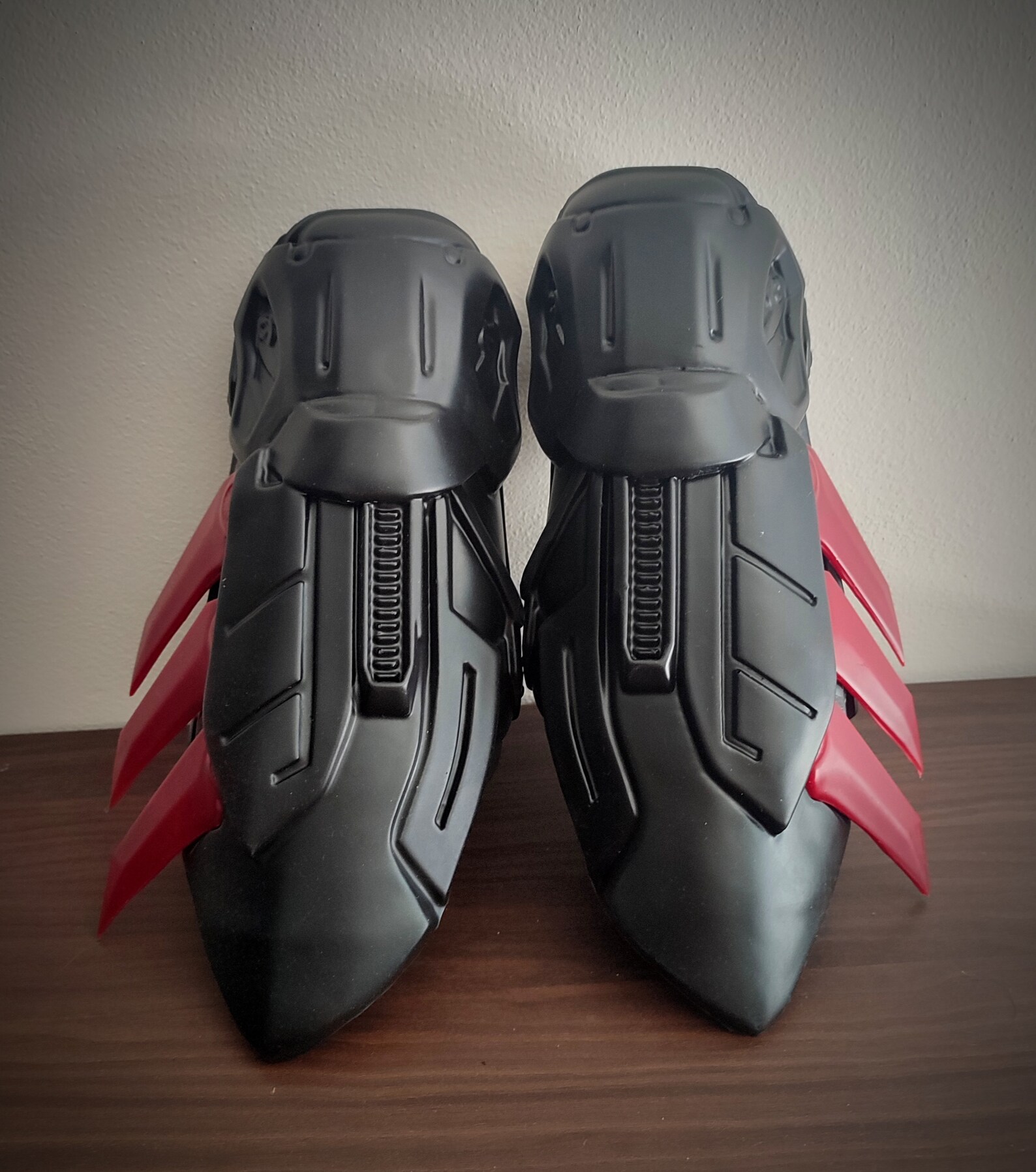Red Warrior Gauntlet Armor Guard for Cosplay, Made With Urethane ...