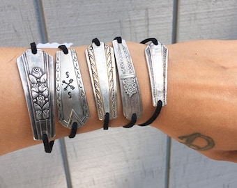 Silverware bracelet | Etsy